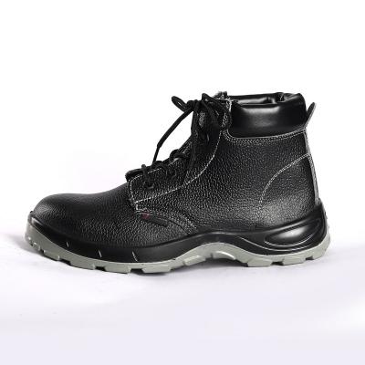 China Factory Genuine Leather Breathable Work Boots with Mesh Lining and EVA Insole Safety Shoes for sale