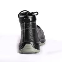 China Factory Genuine Leather Breathable Work Boots with Mesh Lining and EVA Insole Safety Shoes for sale