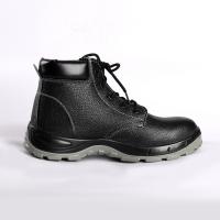 China Factory Genuine Leather Breathable Work Boots with Mesh Lining and EVA Insole Safety Shoes for sale