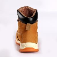 China ODM S3 Customize LOGO Microfiber Leather Mid Cut Safety Shoes with Steel Toe and Plate Worl Boots for sale