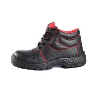 China OEM Breathable Leather Safety Shoes with Heat Resistant Outsole Factory Steel Protective Work Boots for sale