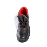 China OEM Breathable Leather Safety Shoes with Heat Resistant Outsole Factory Steel Protective Work Boots for sale