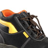 China Steel Toe Embossed Cow Leather Unisex Gender Toe Type  Outdoor Shoes Safety Shoes for sale