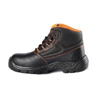 China Customized Unisex Breathable Heat Resistant Steel Toe Safety Shoes with EVA Insole Work Boots for sale
