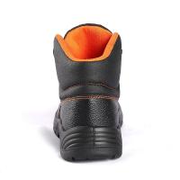 China Customized Unisex Breathable Heat Resistant Steel Toe Safety Shoes with EVA Insole Work Boots for sale