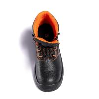 China Customized Unisex Breathable Heat Resistant Steel Toe Safety Shoes with EVA Insole Work Boots for sale