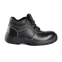 China OEM S1 S2 S3 Genuine Leather Steel Toe Cap Work Shoes with PU/PU Outsole Factory Safety Boots for sale