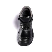 China Embossed Genuine Leather Factory Steel Toe Safe Metal Protection OEM Worker Man Women Safety Shoes for sale