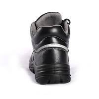 China Embossed Genuine Leather Factory Steel Toe Safe Metal Protection OEM Worker Man Women Safety Shoes for sale