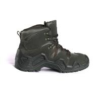 China Upper Material Nubuck Cow Leather Oxford Fabric Hiking Boots for Outdoor Adventures for sale
