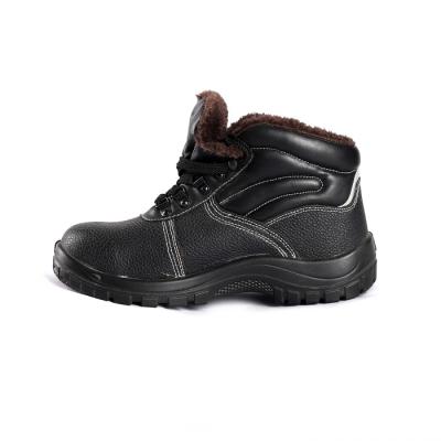 China Factory Standard Metal Protected Genuine Leather Unisex with Steel Toe and PU Outsole Safety Shoes for sale