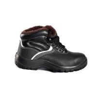 China Factory Standard Metal Protected Genuine Leather Unisex with Steel Toe and PU Outsole Safety Shoes for sale
