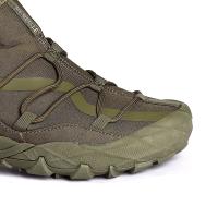 China Light and Comfortable Outdoor Shoes with Nubuck Cow Leather Oxford Fabric Upper for sale