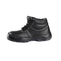 China SBP Steel Toe Work Footwear with Genuine Leather and Heat Resistant PU/PU Outsole Safety Shoes for sale