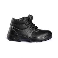 China SBP Steel Toe Work Footwear with Genuine Leather and Heat Resistant PU/PU Outsole Safety Shoes for sale