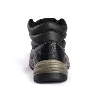 China Mid Cut Comfortable EVA Insole Mesh Lining Oil Resistant Work Boots With Steel Toe Safety Shoes for sale