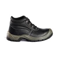 China Mid Cut Comfortable EVA Insole Mesh Lining Oil Resistant Work Boots With Steel Toe Safety Shoes for sale
