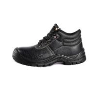 China Premium Genuine Leather Safety Shoes with Ultra Comfort EVA Insole Worker Anti Slip Work Boots for sale