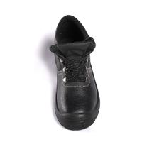 China Premium Genuine Leather Safety Shoes with Ultra Comfort EVA Insole Worker Anti Slip Work Boots for sale