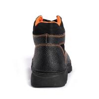 China Brand Customized Unisex Genuine Leather Anti Puncture with Steel Toe and Plate Safety Shoes for sale