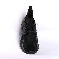 China Steel toe safety shoes Casual Work Trainers with Steel Toe Non-Slip Fly Knit Protective puncture resistant safety shoes for sale