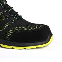 China Shock Absorption Function Fly Knit Breathable Shoe with Lace-up and EVA Insole Material S3 Safety Shoes for sale
