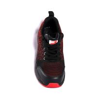 China Metal Safety Toe Fly Knit Safety Shoes With Lace Up Closure And PU Plastic Outsole for sale