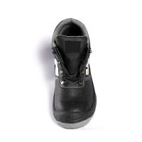 China Waterproof Anti Slip Comfortable Mid Cut Steel Toe Work Shoes with Genuine Leather Safety Boots for sale