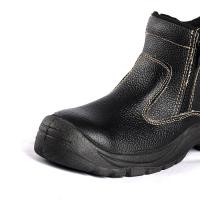China ODM Steel Plate LOGO Boots with Heat Resistant Function Breathable Mesh Lining Safety Shoes for sale