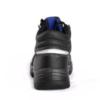 China Men Heat Resistant Breathable Work Boots with PU/PU Metal Protective Genuine Leather Safety Shoes for sale