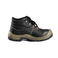 China Middle Cut Steel Toe Steel Plate Safety Shoes For Enhanced Protection Waterproof Work Boots for sale