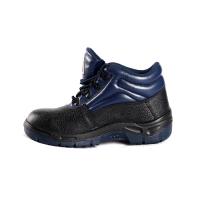 China Comfortable Breathable Safety Shoes With Steel Toe And Heat Resistant Genuine Leather Work Boots for sale