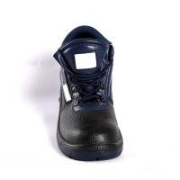 China Comfortable Breathable Safety Shoes With Steel Toe And Heat Resistant Genuine Leather Work Boots for sale