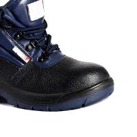 China Comfortable Breathable Safety Shoes With Steel Toe And Heat Resistant Genuine Leather Work Boots for sale