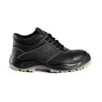 China Factory Unisex Mesh Mid Cut Safety Shoes with PU/PU Outsole Classcial Type Work Boots for sale