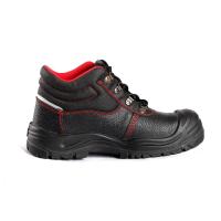 China Unisex Steel Toe Safety Shoes with Genuine Leather and Breathable Mesh Lining Work Boots for sale