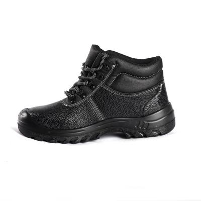 China LOGO Customized Genuine Leather Electrostatic Resistant Steel Toe Work Shoes Safety Shoes for sale