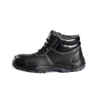 China Genuine Leather Safety Shoes with Heat Resistance and Breathable Mesh Lining Work Boots for sale