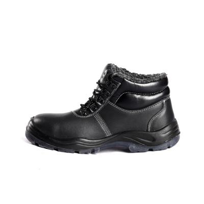 China Genuine Leather Safety Shoes with Heat Resistance and Breathable Mesh Lining Work Boots for sale