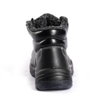 China Genuine Leather Safety Shoes with Heat Resistance and Breathable Mesh Lining Work Boots for sale