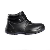 China Genuine Leather Safety Shoes with Heat Resistance and Breathable Mesh Lining Work Boots for sale