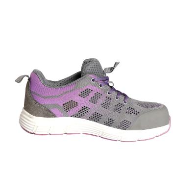 China Breathable Fly Knit Fabric Upper EVA Outsole Safety Shoes for Fishing Professionals for sale