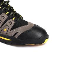 China Breathable Fly Knit Puncture Resistant Steel Toe Safety Shoes with Anti Slip EVA Outsole for sale