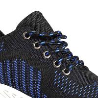 China Breathable Metal Safety Toe Fly Knit Protective Lace up Shoes with Puncture Resistance for sale