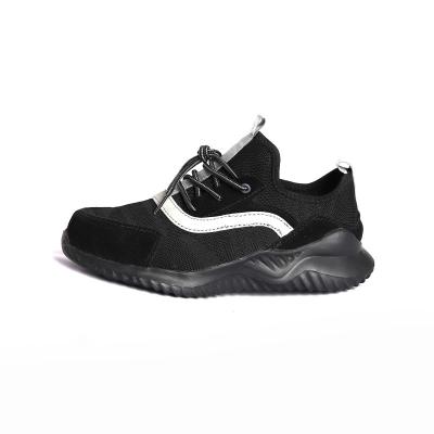 China Breathable Lace Up EVA Outsole Safety Shoes With Metal Toe Cap Shock Absorption for sale
