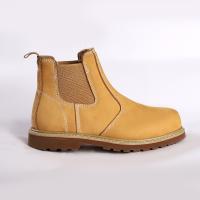 China Shengjie Breathable Cow Leather Unisex Protection Boots With Slips Water Resistant Rubber Sole Goodyear Safety Shoes for sale