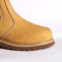 China Shengjie Breathable Cow Leather Unisex Protection Boots With Slips Water Resistant Rubber Sole Goodyear Safety Shoes for sale