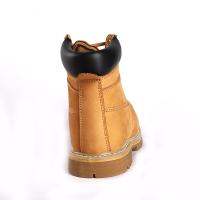 China Steel Insole Goodyear Safety Shoes Breathable Nubuck Cow Leather Upper Rubber Sole for Protection for sale