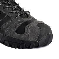 China Waterproof Genuine Suede Cow Leather Upper Made of Microfiber Material for Durable Safety Shoes for sale