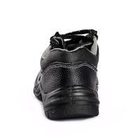 China Embossed Cow Leather Steel Toe And Plate Low Cut Safety Shoes EU 36-47 With Anti-Slip And Shock-Absorbing Customization for sale